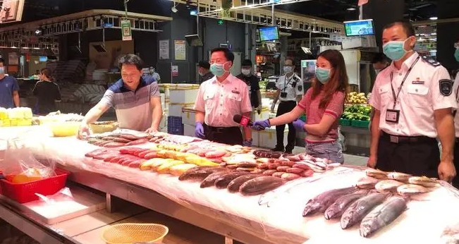 市场活鲜水产柜台尺寸多少_观麦科技
